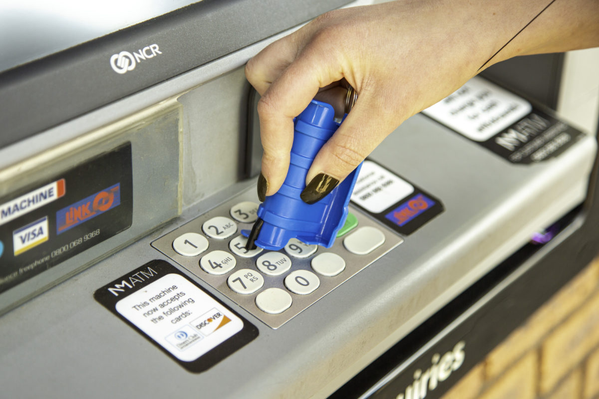 TouchSafe - antimicrobial handguard